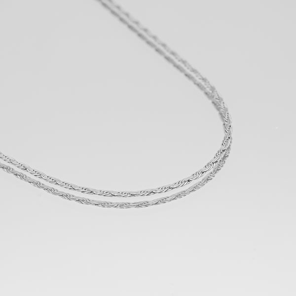 Flat Rope Chain | Silver | Men's Chains | ELMNT